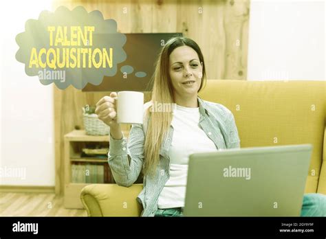 Conceptual Display Talent Acquisition Business Approach Process Of Finding And Acquiring