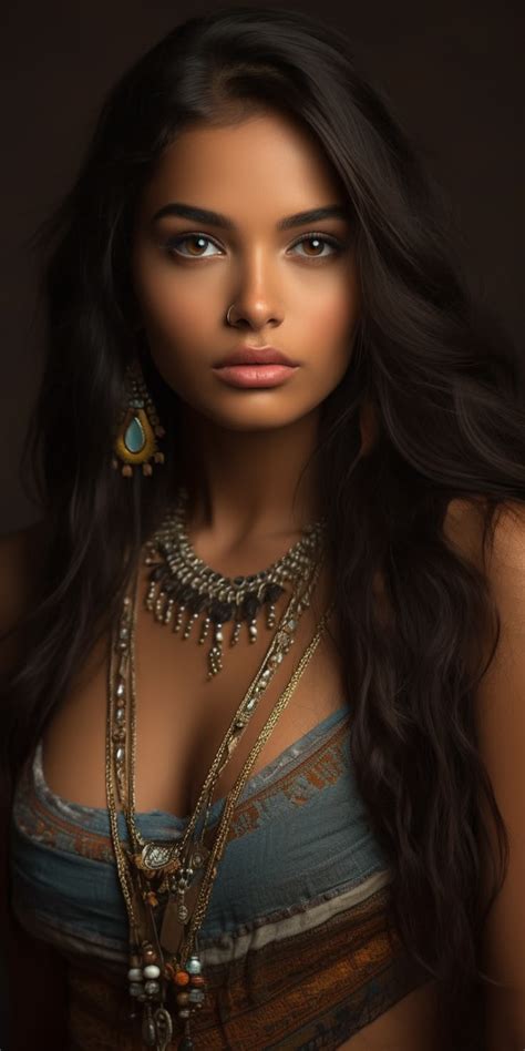 60 Beautiful American Indian Women Digital Art Print Girl Printable