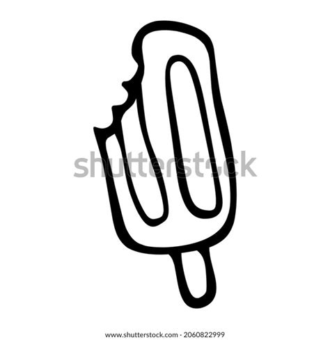 Ice Stick Dessert Hand Drawn Illustration Stock Vector Royalty Free
