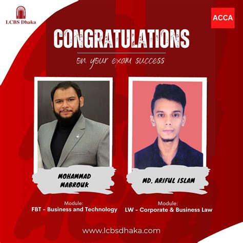 Acca Successful Result Lcbs Dhaka Limited
