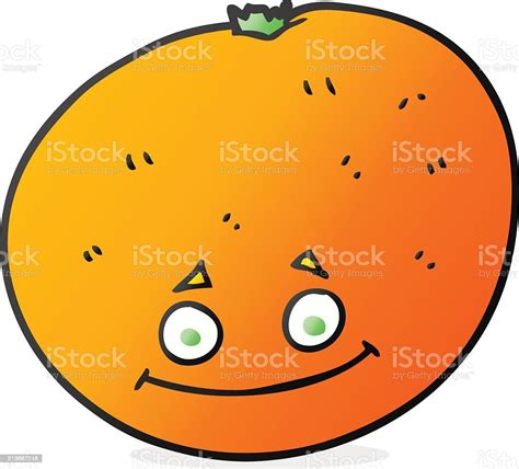 말풍선이 있는 오랑주 과일에 대한 스톡 벡터 아트 및 기타 이미지 과일 귀여운 그리기 Istock