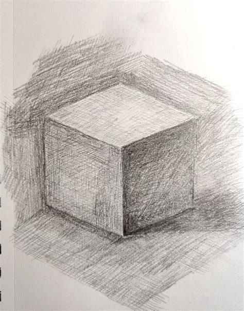 How To Draw A Cube Step By Step