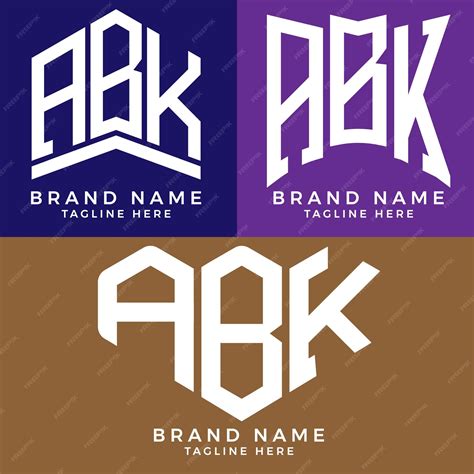 Premium Vector Abk Letter Logo Abk Best Vector Image Abk Monogram