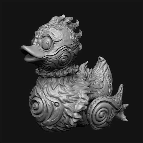 Stl File Patterned Duckling Flexi Print In Place 👌・3d Printing