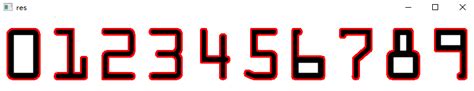【opencv】9 图像识别实战：银行卡数字识别，附python完整代码和数据集数字识别结果图怎么做 Csdn博客