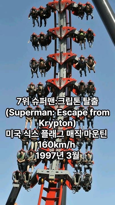 세계에서 가장 빠른 롤러코스터 Top 10 Youtube