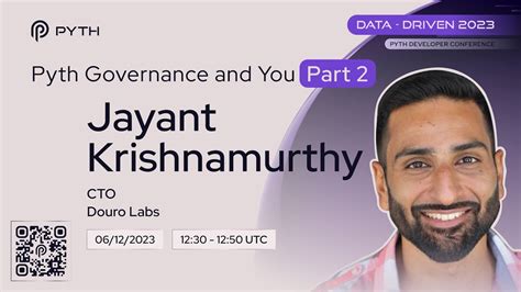 A Proposal For How Pyth Governance Can Work Data Driven 2023 Youtube
