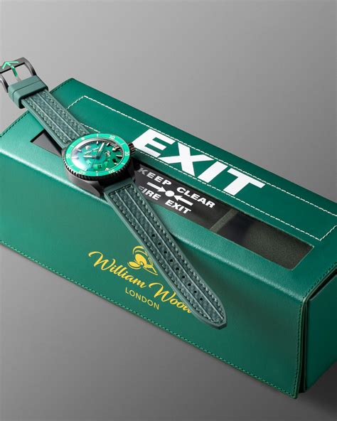William Wood Watches Fire Exit Collection Fire Exit Watch William