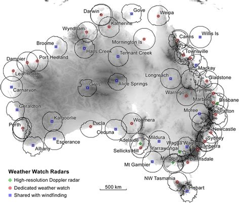 3 the distribution of ground based radars operated by the bureau of
