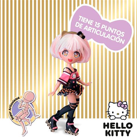 Hello Kitty Muñeca Golden Diva Roller Drim