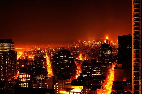 New York City On Fire By Dapen Redbubble
