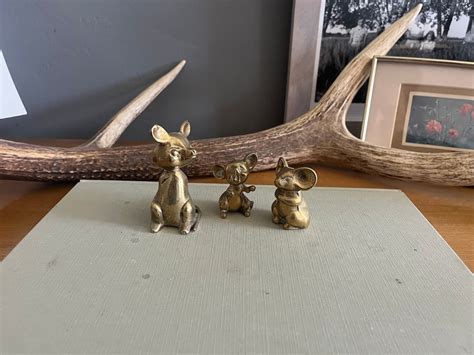 Three Brass Mice Etsy