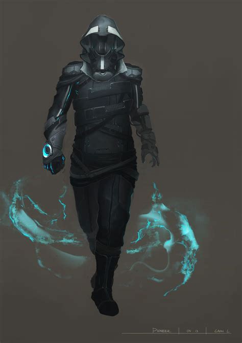 Technomancer Character Art Sci Fi Concept Art Futuristic Armour
