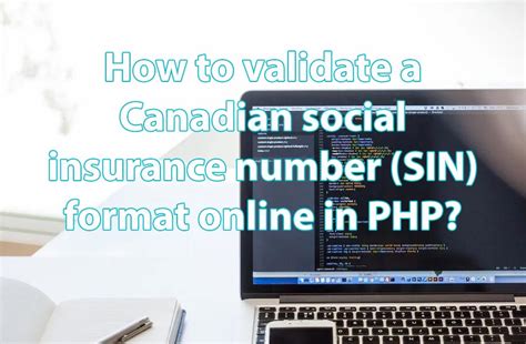 How To Validate A Canadian Social Insurance Number Sin Format Online
