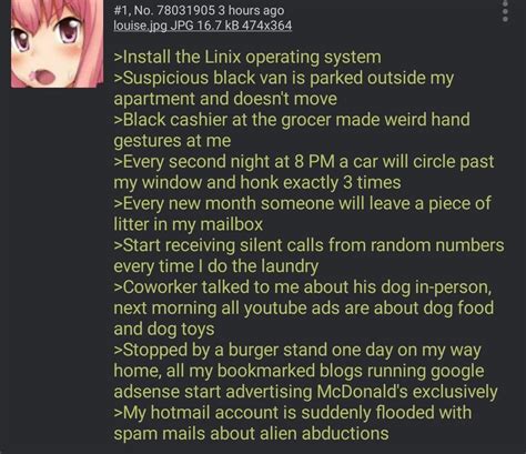 Anon Uses Linux Greentext