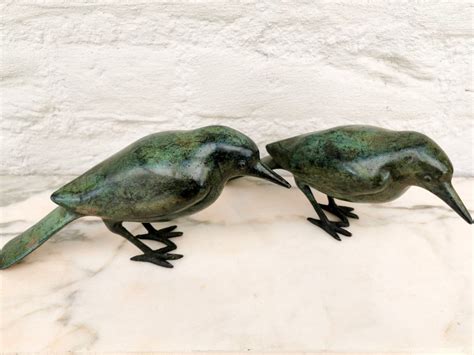 Figurine A Pair Of Bronze Birds Bronze Catawiki
