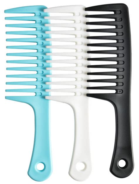 Wide Tooth Detangling Comb Durable Styling Brush For Curly Long And Wet Hair
