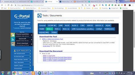Whats The Suitable Program For Opening And Processing Jers 1 Sar Data