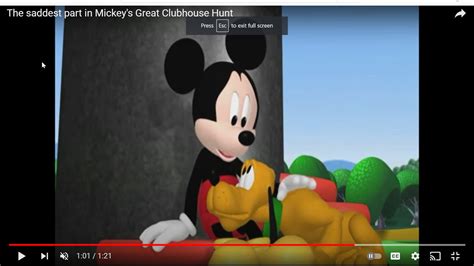 The Saddest Part In Mickeys Great Clubhouse Hunt By Danielbaste On