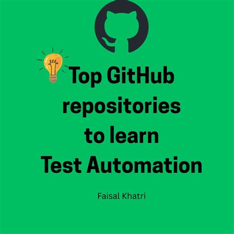 github softwaretesting testautomation qa mohammad faisal khatri