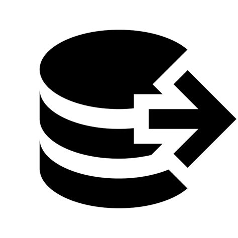 Database Export Free Vector Icons On
