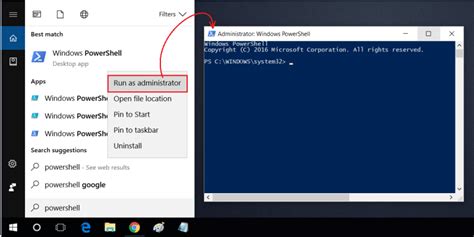 Administrator Windows Powershell