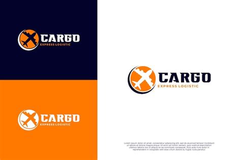 Premium Vector Plane Logistic Logo Design Inspiration