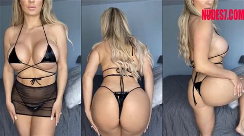 Miss Swedish Bella OnlyFans Black Bikini Video SlutPad
