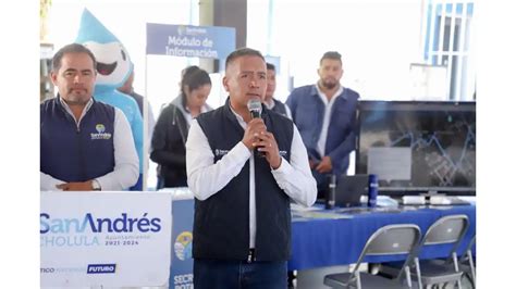Realiza ayuntamiento de San Andrés Cholula jornada No del programa viernes de gobierno de