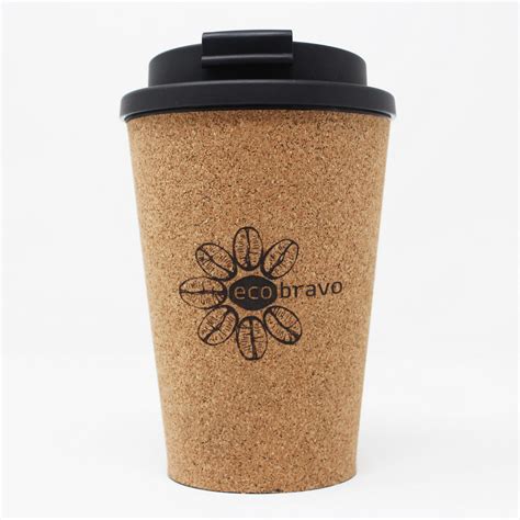 Reusable Cork Coffee Cup Travel Coffee Cup Eco Bravo Uk