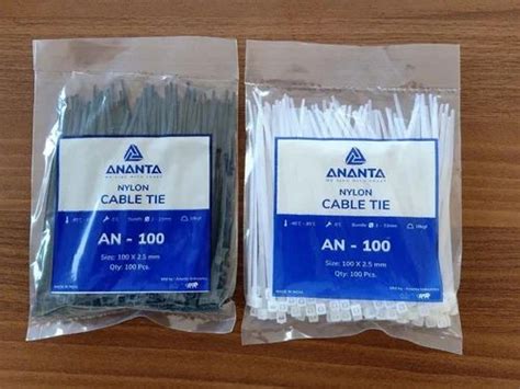 Mm Nylon Self Locking Cable Ties For Industrial At Rs Pack In Gandhinagar