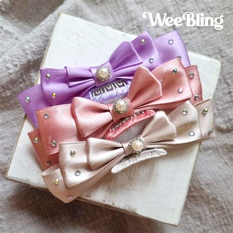 Weebling Pet 3 Layer Hair Bow Series Shopee Philippines