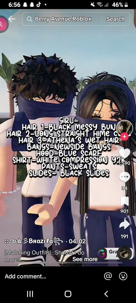 Berry Avenue Matching Outfit Codes