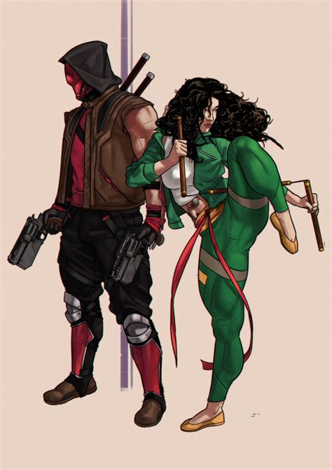 Dima Ivanov Red Hood Lady Shiva Dc Comics Artwork