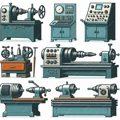 Lathe Machine Vector Illustration Premium Ai Generated Vector Lathe Machine Vector Illustration Premium Ai Generated Vector
