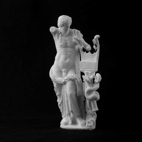 3d Printable Apollo Holding A Kithara At The British Museum London By