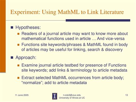 Ppt Mathml And Digital Libraries Powerpoint Presentation Free Download Id4374526