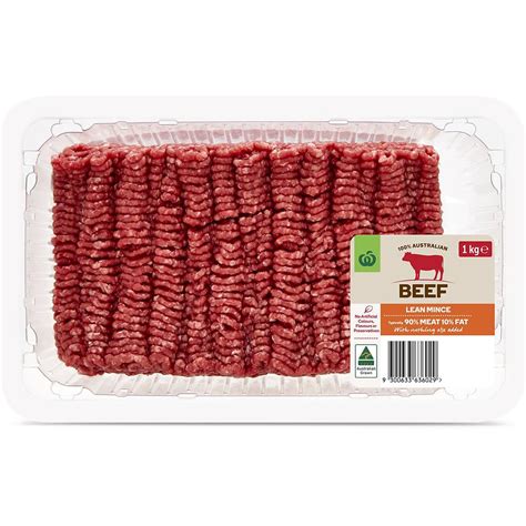 Woolworths Lean Beef Mince 1kg Zula Getz