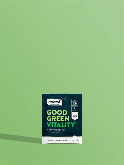 Good Green Vitality Sachets Nuzest