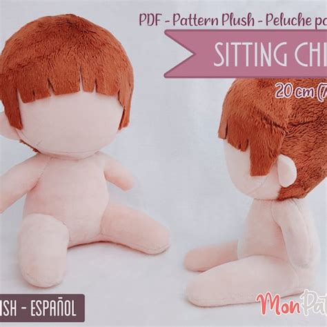 Big Humanoid Human Doll Plush 64 Cm Pdf Sewing Pattern Etsy New Zealand