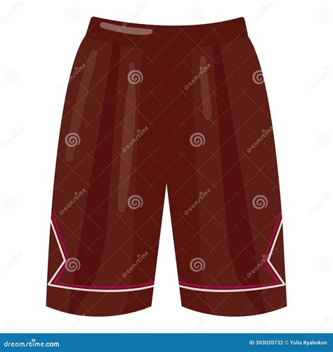 Basketball Shorts Icon Cartoon Vector Sport Gym Sport Stock Vector