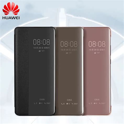 Оригинальный умный зеркальный флип-чехол Huawei, чехол для мобильного ...