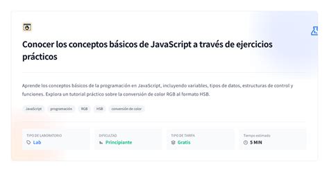 Fundamentos De Javascript Conversión De Rgb A Hsb Labex