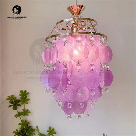 Natural Shell Ceiling Lightshell Lightelegant Wall Lamphandmade