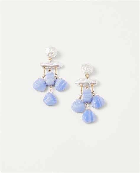 Pearlized Drop Earrings