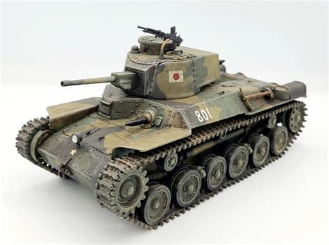タミヤ 135 日本陸軍 97式中戦車改（新砲塔チハ） 完成品 戦車第8連隊 九七式中戦車