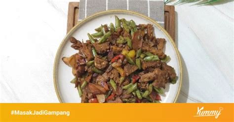 Resep Oseng Tempe Buncis Paprika Sederhana Rumahan Di Yummy App