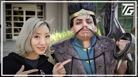 Tyler1 And Stella Chu Reveal His Draven Cosplay And Explain How It Was