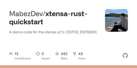 github mabezdev xtensa rust quickstart a demo crate for the xtensa