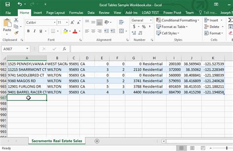 Excel Tables Spreadsheets Made Easy